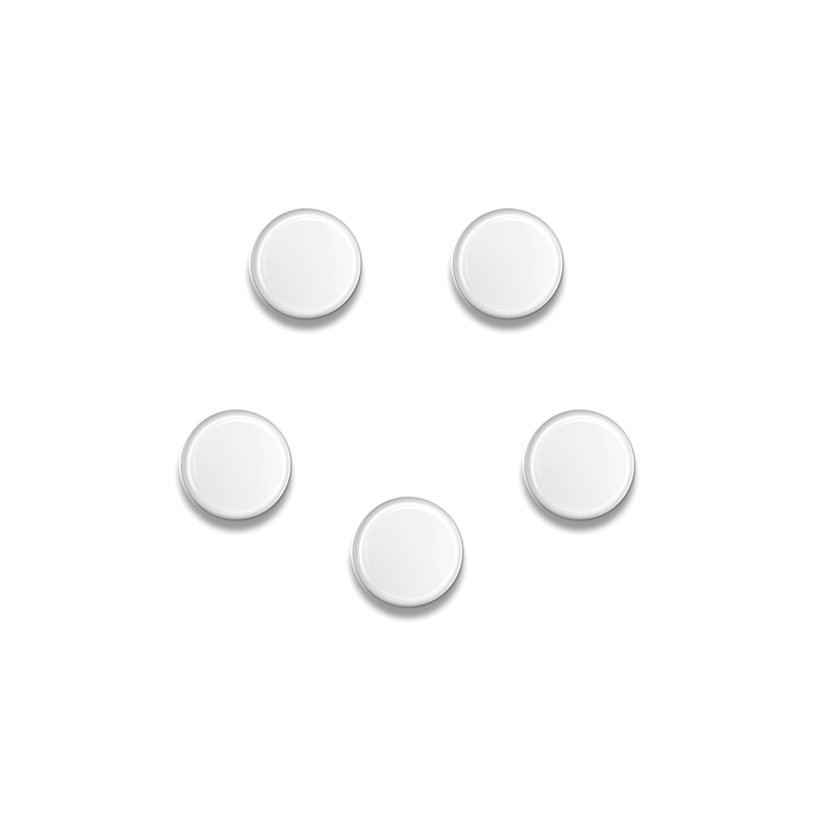 LAMZU Mouse Round Dot PTFE Skates